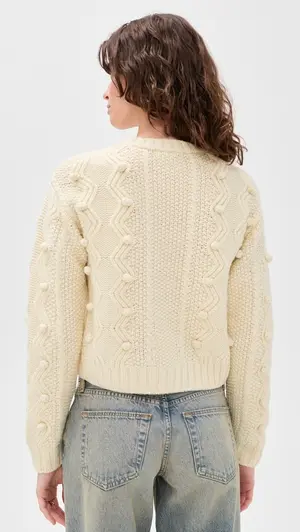 Madewell Mix Stitched Crew Neck Sweater