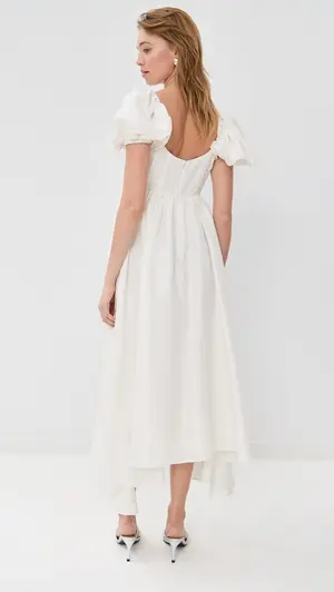 Azeeza Rory Midi Dress - White
