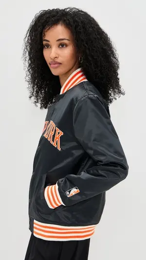 NEW YORK OR NOWHERE Knicks Midtown Varsity Jacket