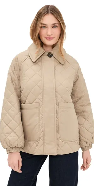 Barbour Laoise Quilted Jacket - Honey/ancient Poplar