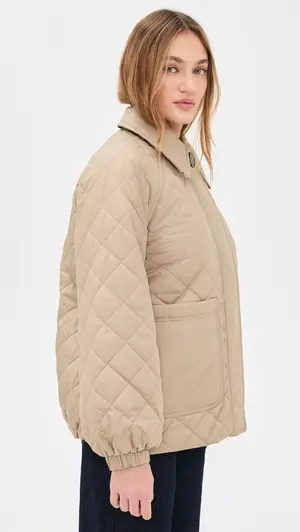 Barbour Laoise Quilted Jacket - Honey/ancient Poplar