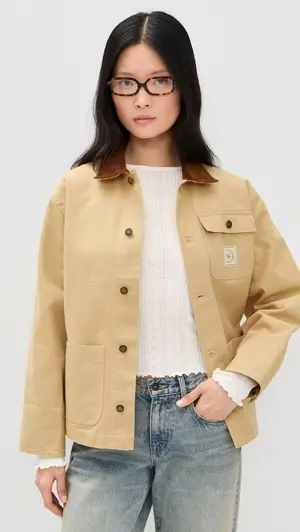 SPORTY & RICH Painter's Jacket - Tan