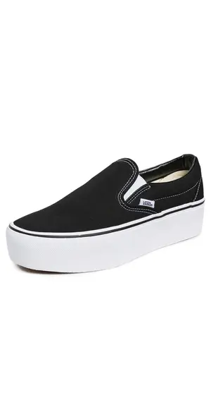 VANS Classic Slip-on Stackform Sneakers - Black/true White