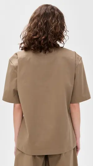THE LATEST Dean Gabardine Top