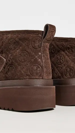 Tory Burch Mellow Shearling Platform Boots