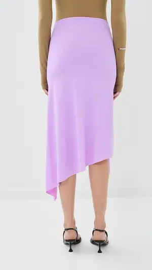 Coperni Rosette Detail Jersey Skirt