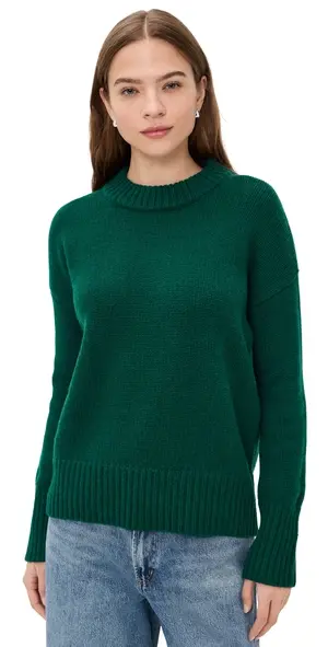 LA LIGNE Solid Marin Sweater - Forest