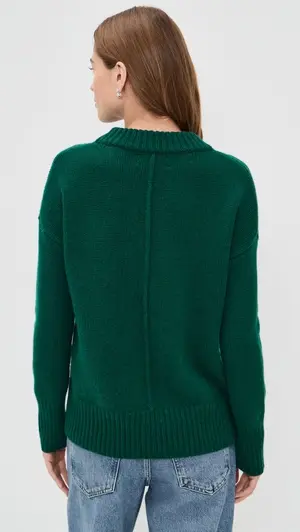 LA LIGNE Solid Marin Sweater - Forest