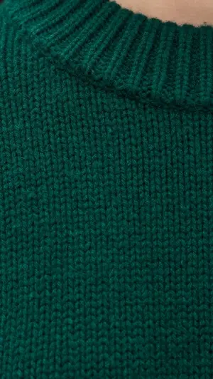LA LIGNE Solid Marin Sweater - Forest