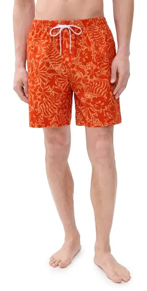 DUR DOUX St. Tropez Print Shorts