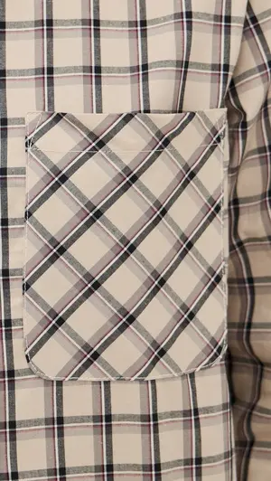 LE BOP Winnie Buttondown - Khaki Check