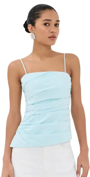 Simkhai Emerson Ruched Bustier
