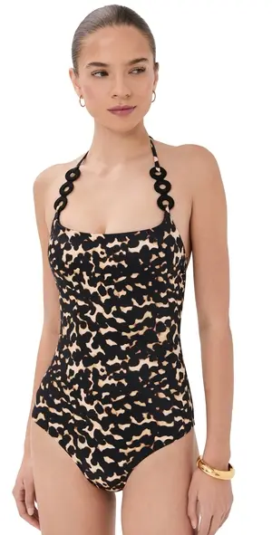 Staud Laird One Piece - Tortoise