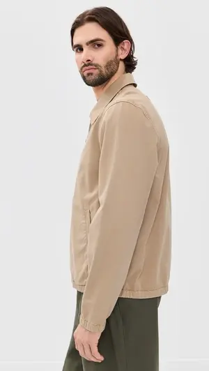 Paul Smith Washed Cotton Twill Coach Jacket