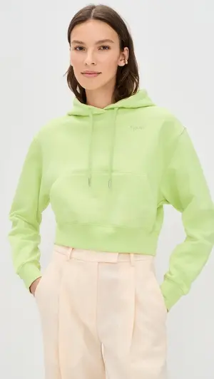 Renggli Mid-weight French Terry Hoodie - Lime