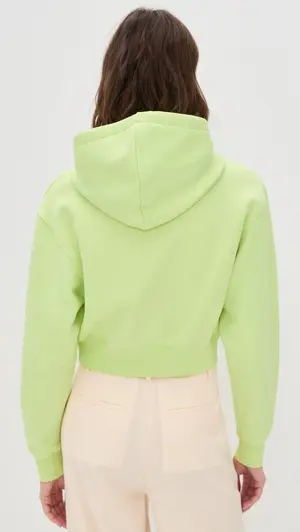 Renggli Mid-weight French Terry Hoodie - Lime