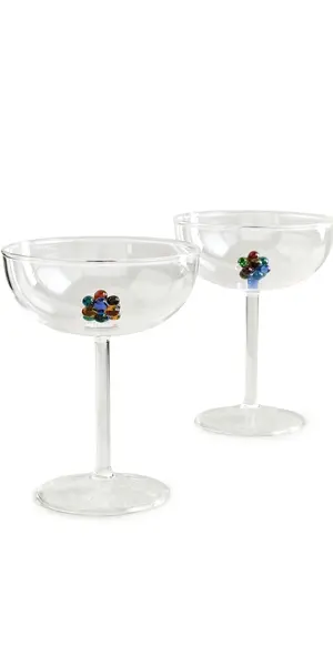 FAZEEK Bloom Coupes Set Of 2 - Multi