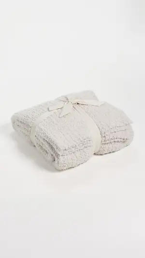 Barefoot Dreams Cozychic Ribbed Throw - Almond