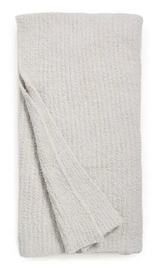 Barefoot Dreams Cozychic Ribbed Throw - Almond