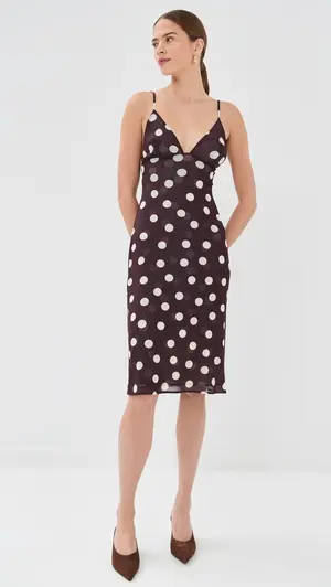 RESA Matilda Polka-dot Midi Dress