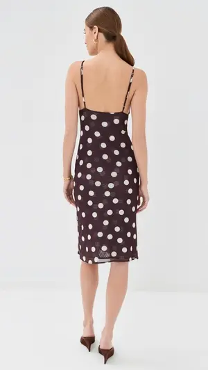 RESA Matilda Polka-dot Midi Dress