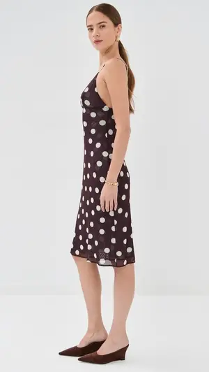 RESA Matilda Polka-dot Midi Dress