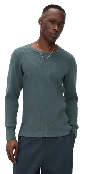 AARON LEVINE Thermal Long Sleeve Shirt