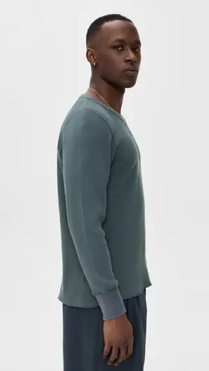 AARON LEVINE Thermal Long Sleeve Shirt