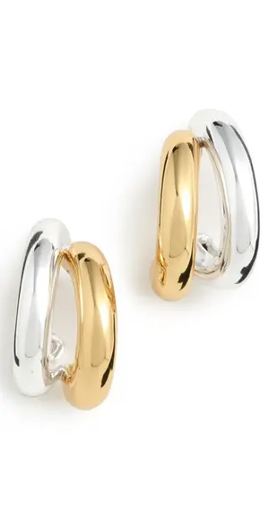 Jenny Bird Florence Hoop Earrings - Two Tone