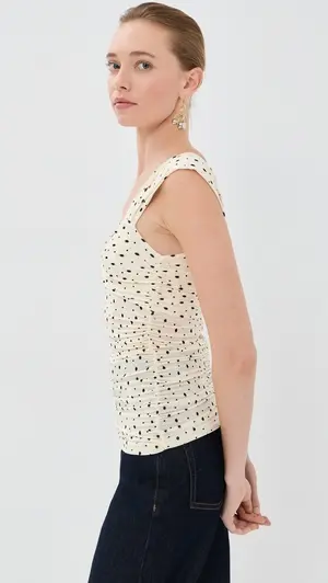 Isabel Marant Étoile Gemina Top - Ecru/black