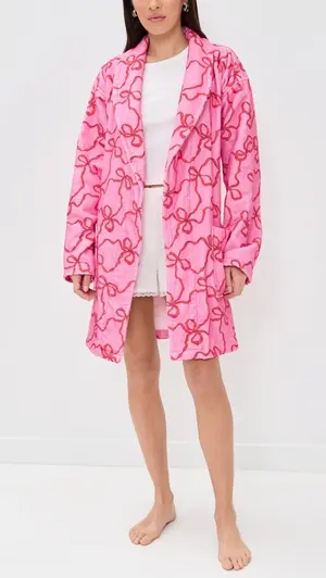LoveShackFancy Indie Cotton Bathrobe