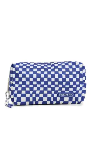 Farm Rio Check Patterned Pouch