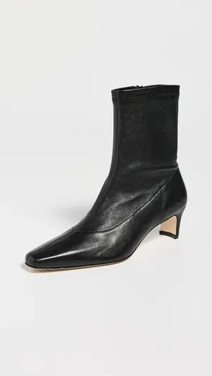Staud Wally Sock Ankle Boots - Black