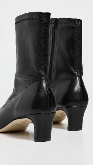 Staud Wally Sock Ankle Boots - Black