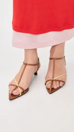 JIL SANDER Goatskin Sandals