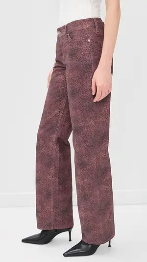 PEACHY DEN Cicely Straight Leg Trousers