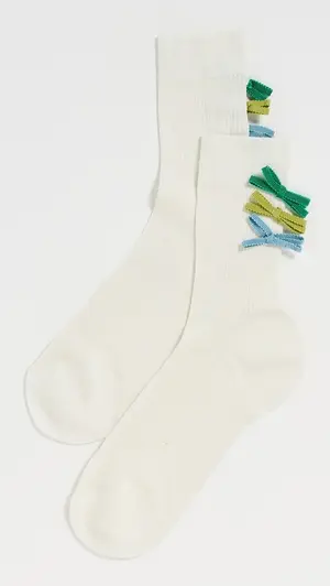 Maria La Rosa Isla Silk Socks