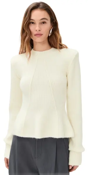 Remain Birger Christensen Peplum Sweater
