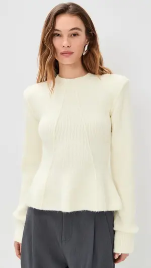 Remain Birger Christensen Peplum Sweater