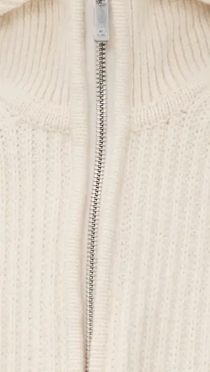 Helmut Lang Balaclava Wool-blend Knit Hoodie