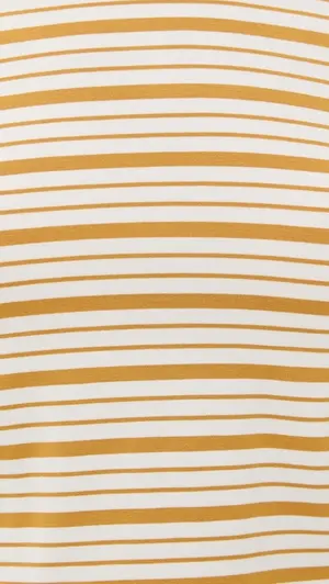 LE BOP Striped Long Sleeve Tee - Yellow/ivory