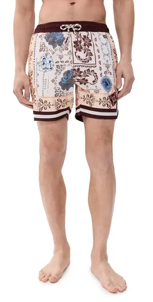 Agua Bendita Printed Swim Trunks