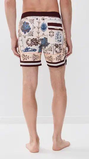 Agua Bendita Printed Swim Trunks