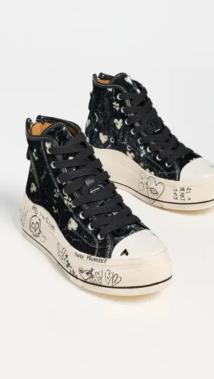 R13 Kurt High-top Sneakers