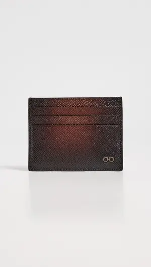 FERRAGAMO Micro Gancio Card Case