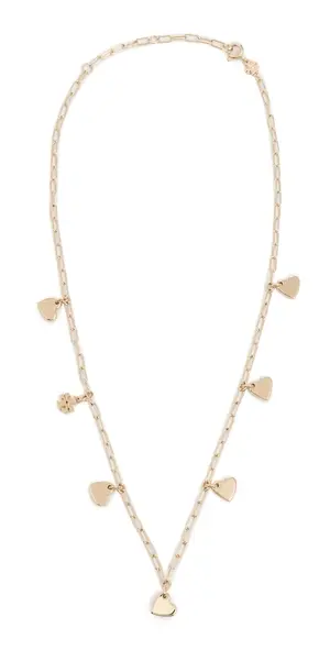Tory Burch Heart Charm Necklace - Tory Gold