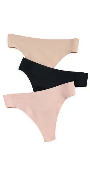 Spanx Fit To You Thong 3 Pack - Multi