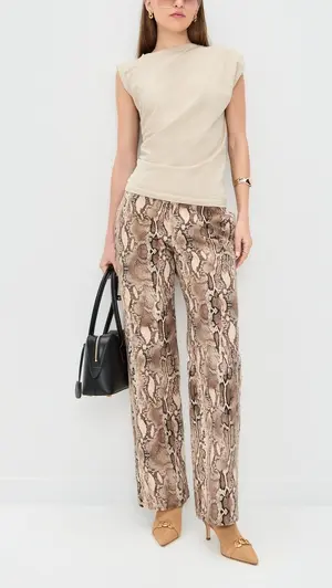 WAYF Savanna Animal Print Pants