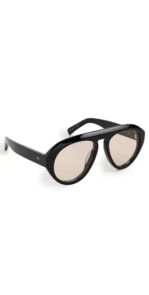 ELISA JOHNSON Sunglasses - Gloss Black