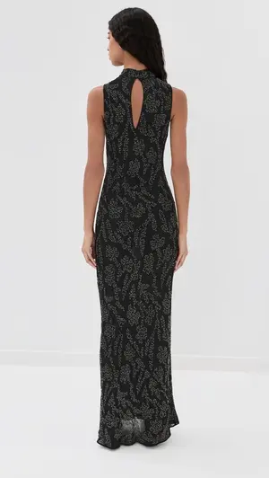 Veronica Beard Sylven Beaded Maxi Dress